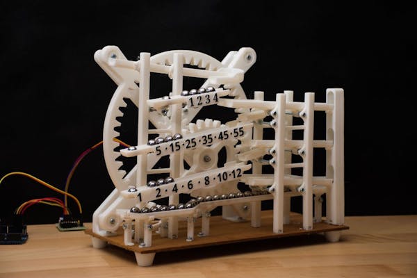 3D-Printed Rolling Ball Clock - Hackster.io