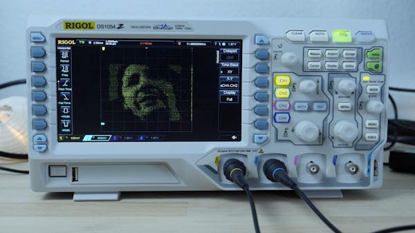 Turning an Oscilloscope into a Video Display with an ESP32 - Hackster.io