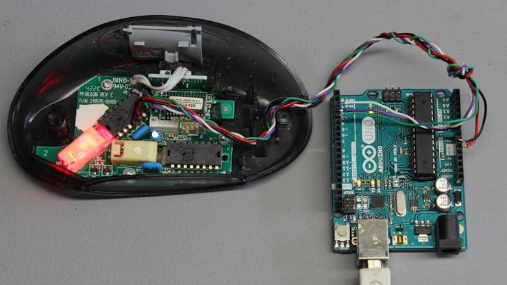 Use A Ps2 Mouse To Detect Motion With An Arduino