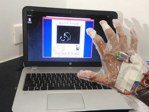 Gesture Based Computer Control With Arduino