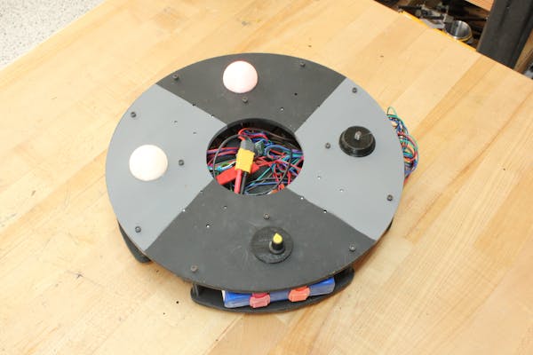 Omni Wheel Robot Upgraded with Extra Grip, Power, and Lights - Hackster.io