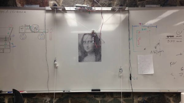 Watch An Arduino Vertical Plotter Make Masterpieces Out Of Marker 
