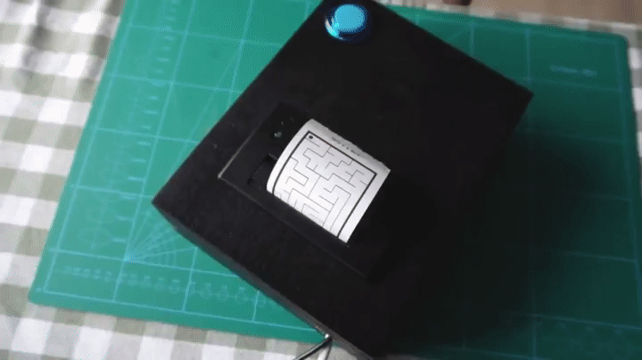 Automatically Generating and Printing Mazes with Raspberry Pi - Hackster.io