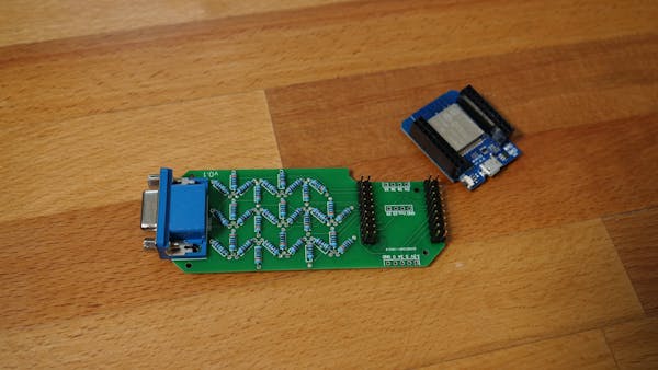 Bitluni Releases ESP32 VGA Board as a DIY Kit to Display Graphics on a VGA Screen - Hackster.io