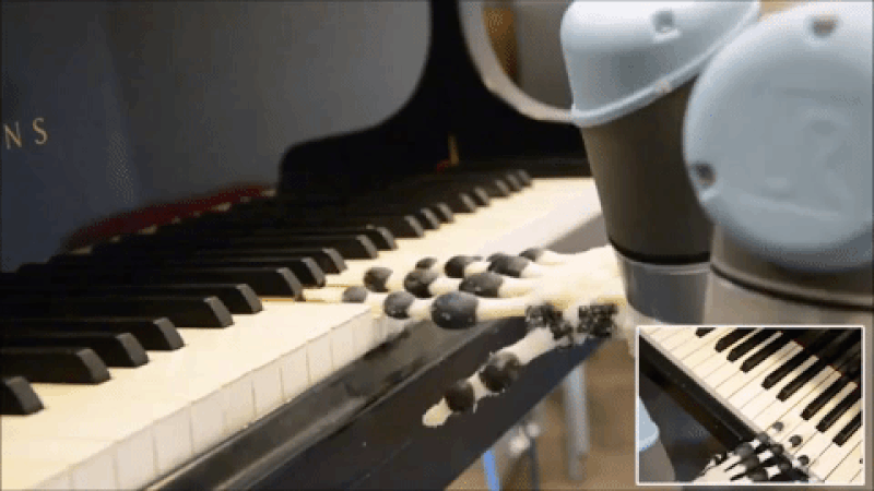 This Robot Hand Can Play Piano Without “Muscles,” and It’s 3D-Printed ...