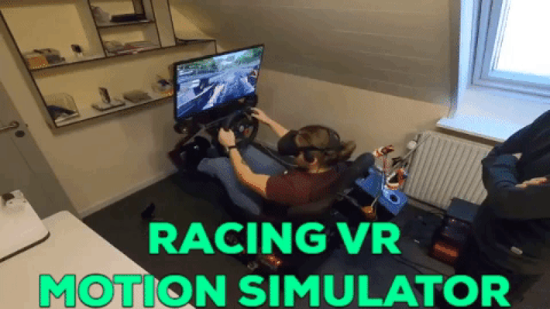 YouTuber Builds a VR Motion Simulator for Racing Games - Hackster.io