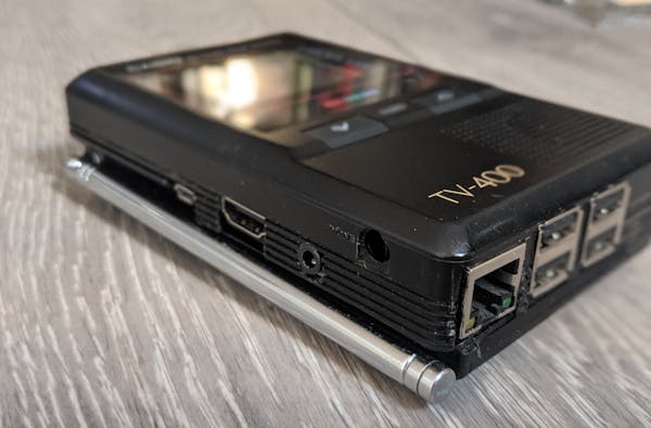 Broken Portable Casio TV-400 Retrofitted with Raspberry Pi Internals ...
