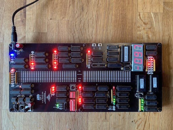 Daniel Grießhaber’s SAP-1 8-Bit Processor Uses Discrete Logic Chips in a Refined Design ...