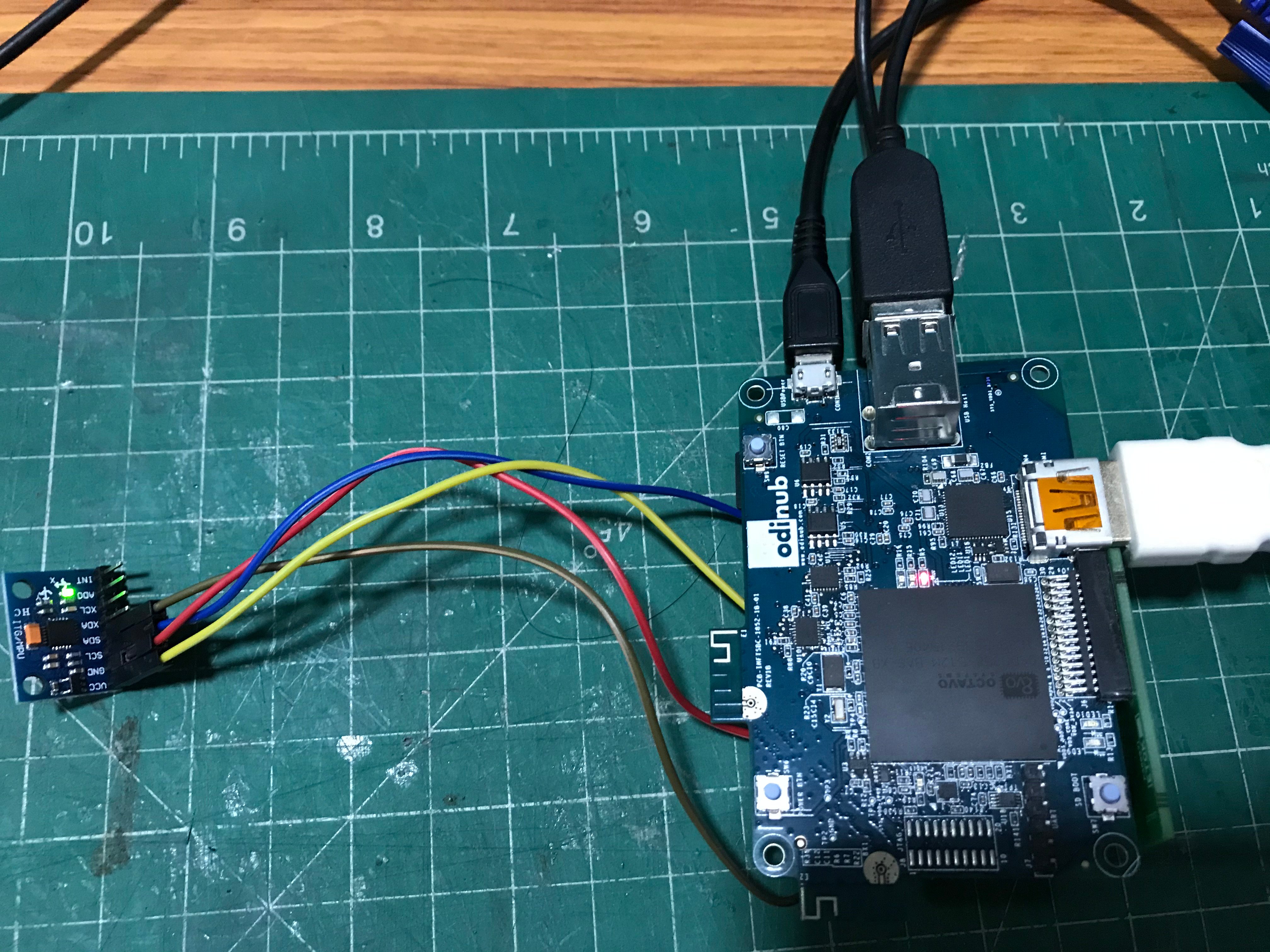 How to Interface Gyro Sensor with Odinub Board - Hackster.io