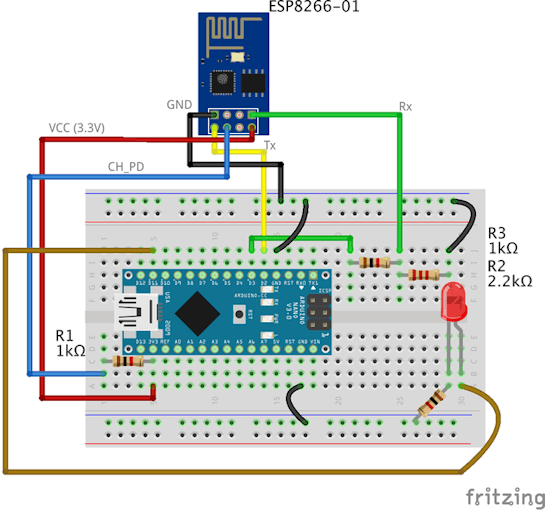 Iot Using Esp8266 01 And Arduino Arduino Project Hub