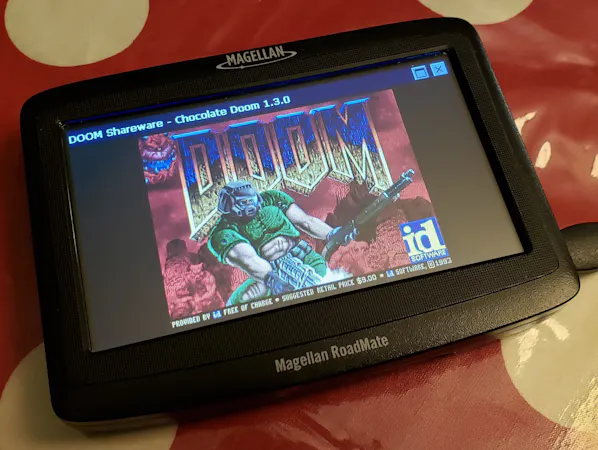 Running Doom on an Old GPS Receiver - Hackster.io