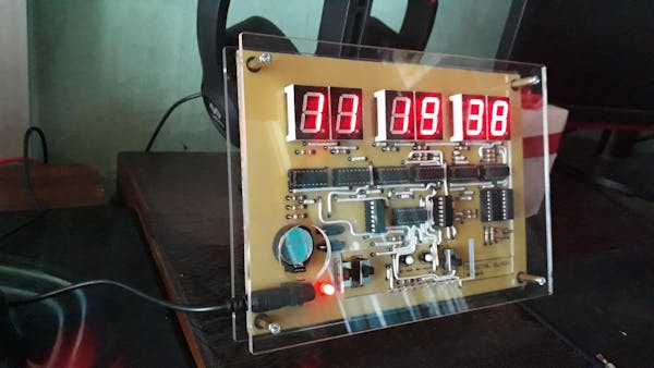 A DIY Digital Clock Made with Discrete Logic - Hackster.io
