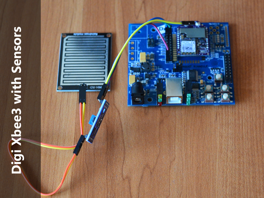 DIGI XBEE3 with Rain Drop Sensor - Hackster.io