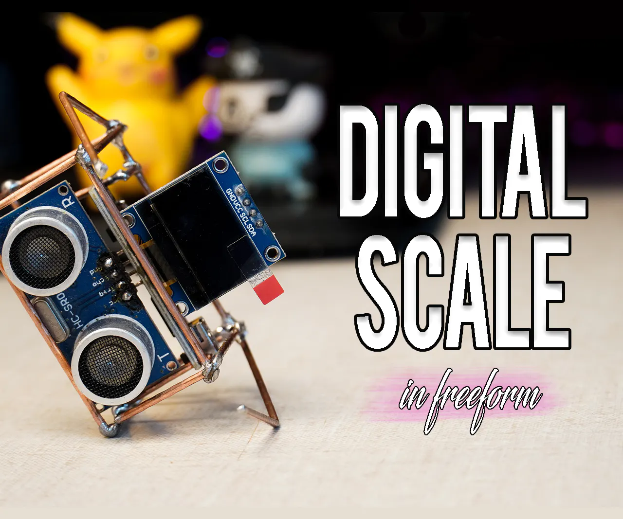 Digital Scale Using Ultrasonic Sensor (in Freeform) - Hackster.io
