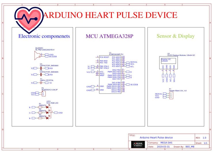 Arduino Heart Beat With Ecg Display And Sound