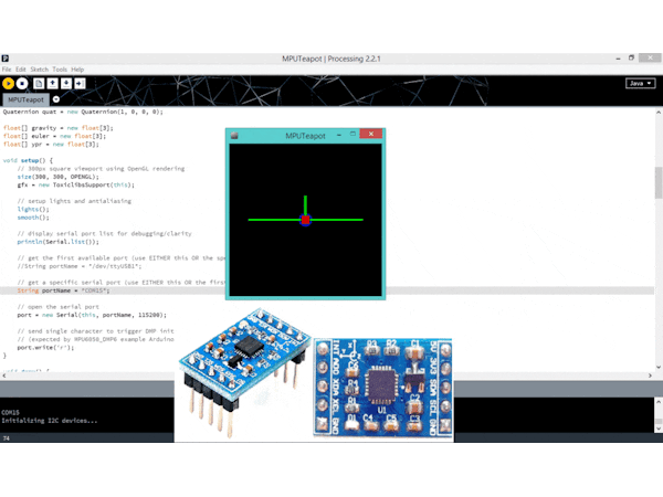 Visualising 3d Motion Of Imu Sensor Arduino Project Hub