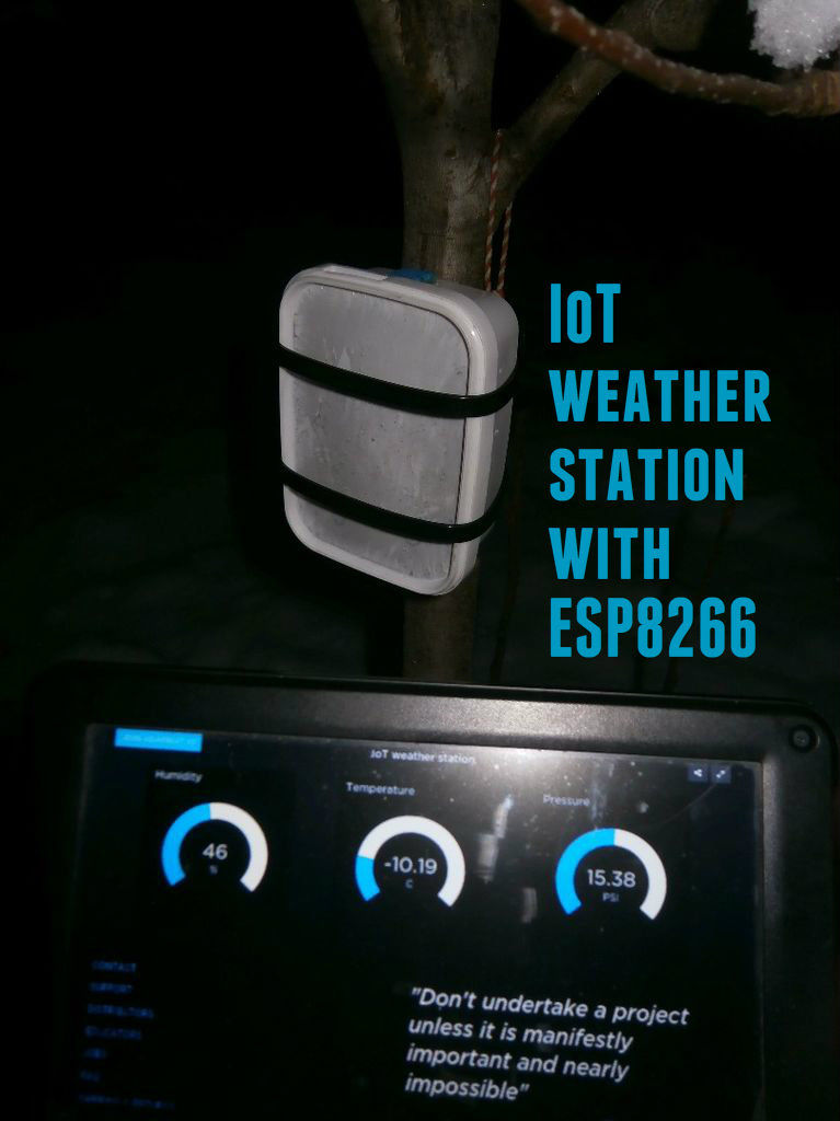 IoT Weather Station with Adafruit Huzzah - Hackster.io