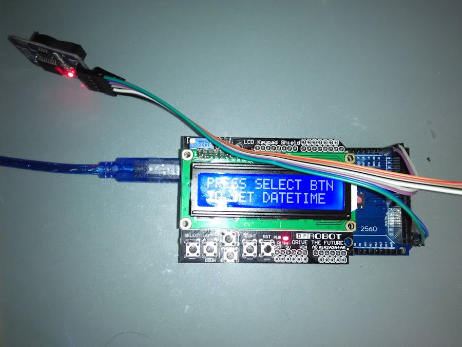 Lcd With Ds3231 Real Time Clock Module Arduino Project Hub 8928