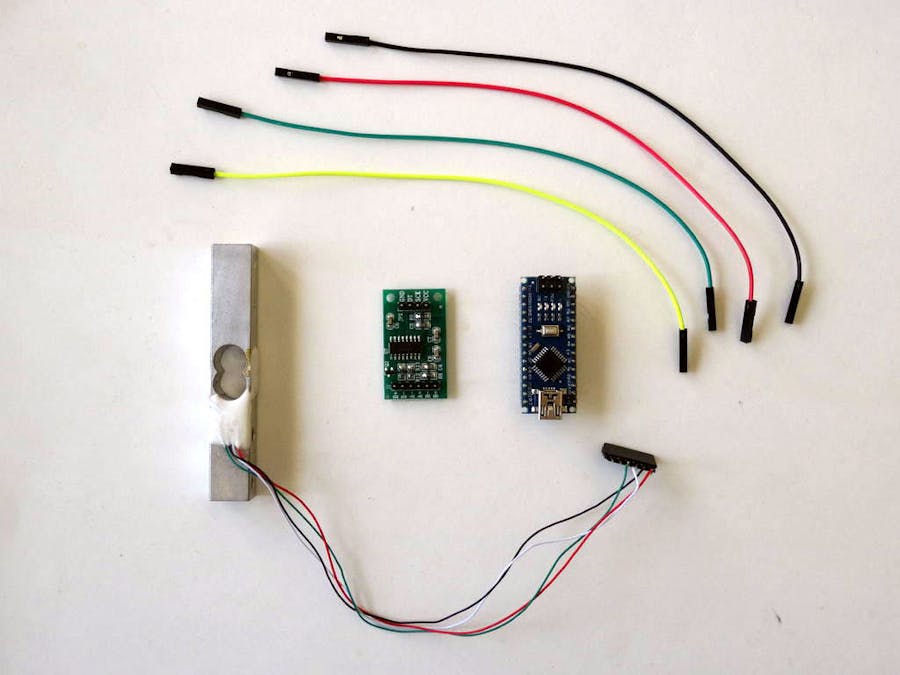Arduino And Visuino Measure Weight With Hx711 And Load Cell Arduino Project Hub