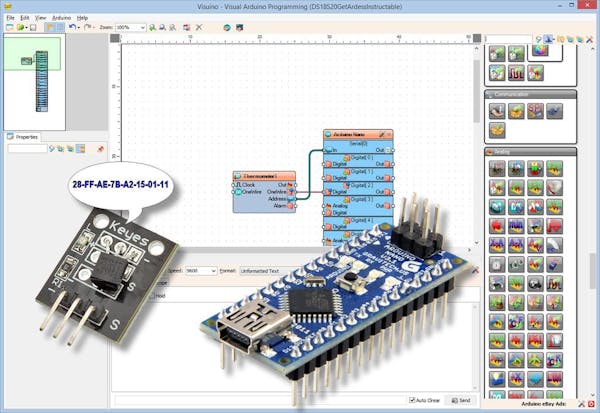 Reading DS1820/DS18S20 Maxim Thermometer Address - Arduino Project Hub