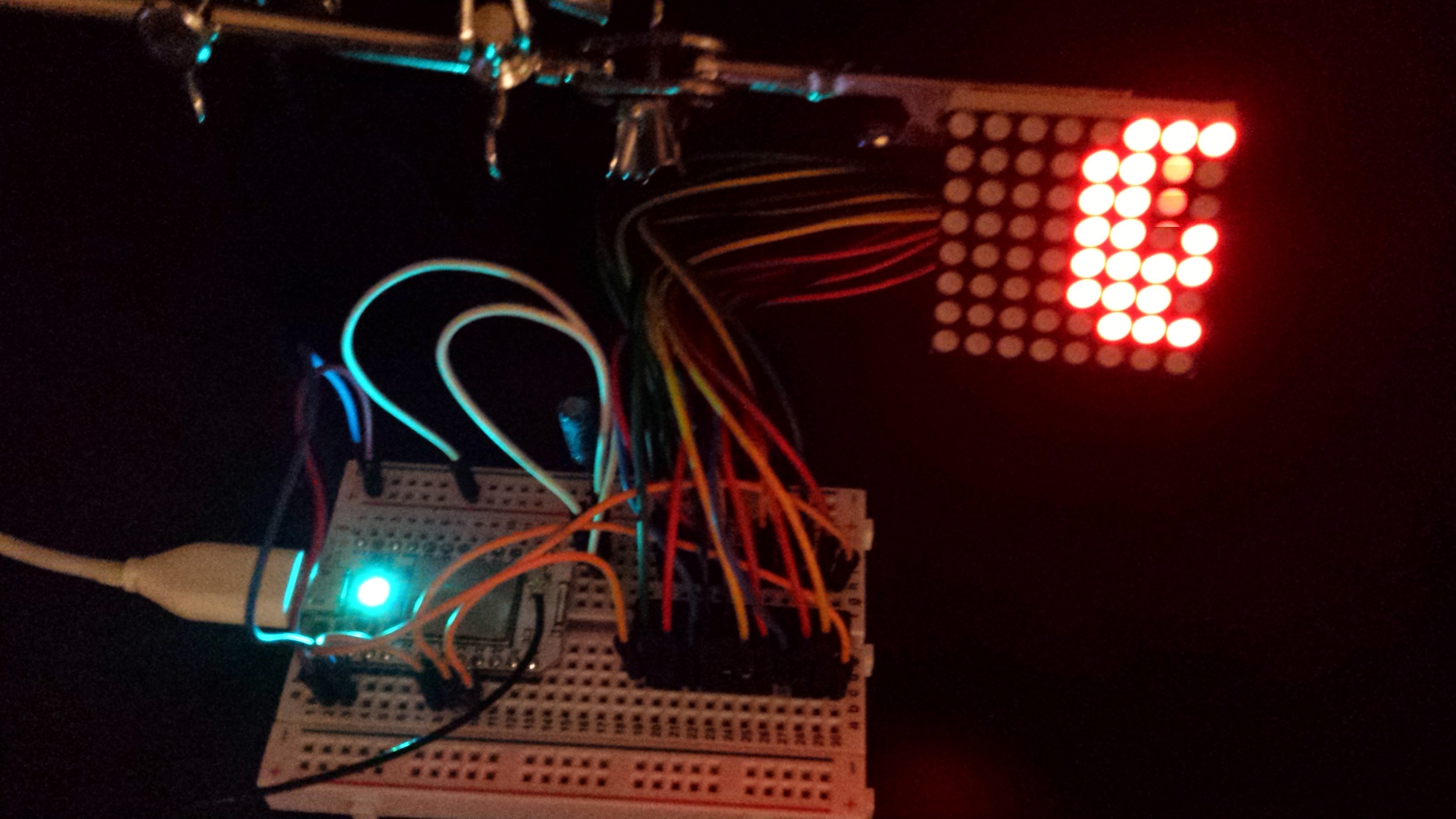 Web Connected 8x8 Scrolling LED Display - Hackster.io