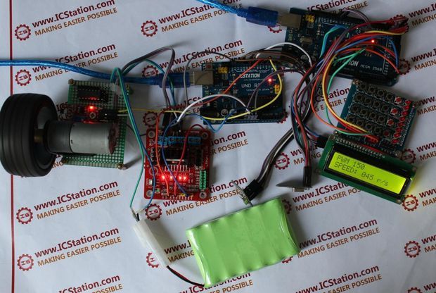 NRF24L01 Wireless Motor Speed Control System with Arduino - Hackster.io