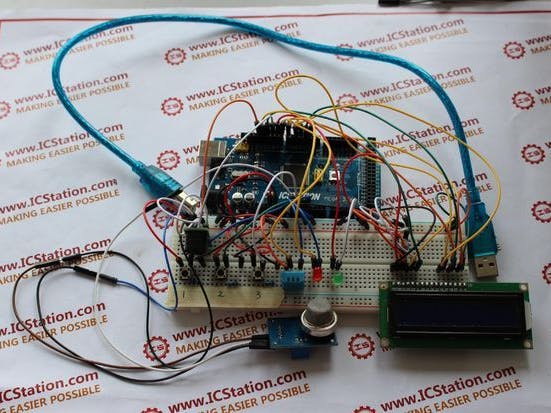 Diy Temperature And Humidity And Smoke Detector Alarm System Arduino