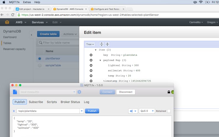 Plant Monitoring System using AWS IoT - Hackster.io