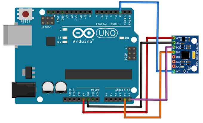 Getting Started With Imu 6 Dof Motion Sensor Arduino Project Hub