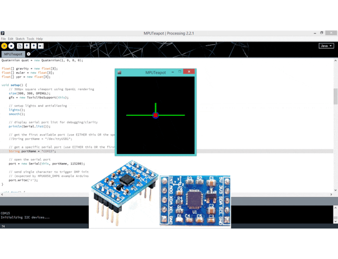 Getting Started With Imu 6 Dof Motion Sensor Arduino Project Hub