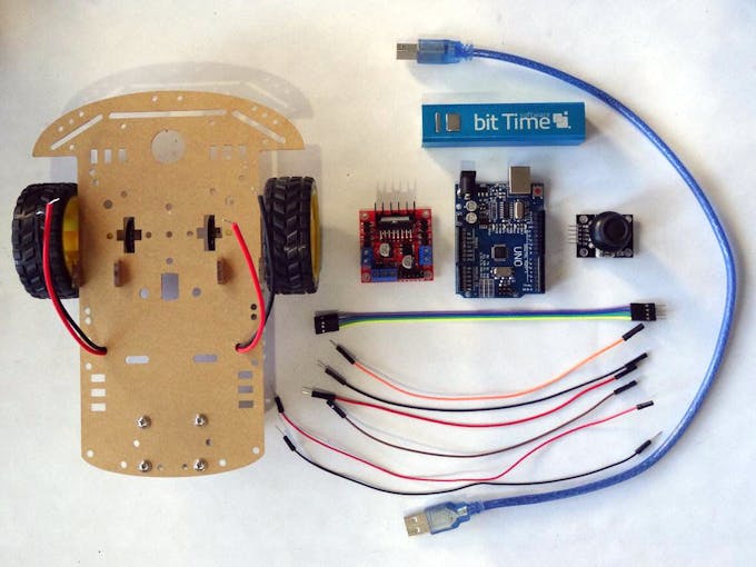 Arduino and Visuino: Control Smart Car Robot with Joystick - Arduino ...