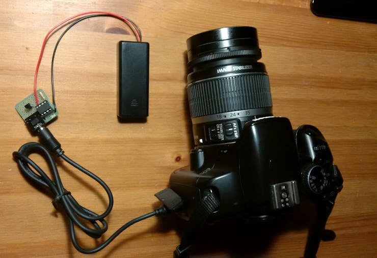 ATtiny85-Powered Programmable Intervalometer for Canon DSLR - Hackster.io