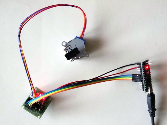 Arduino Nano And Visuino Control Stepper Motor With Buttons Arduino Project Hub