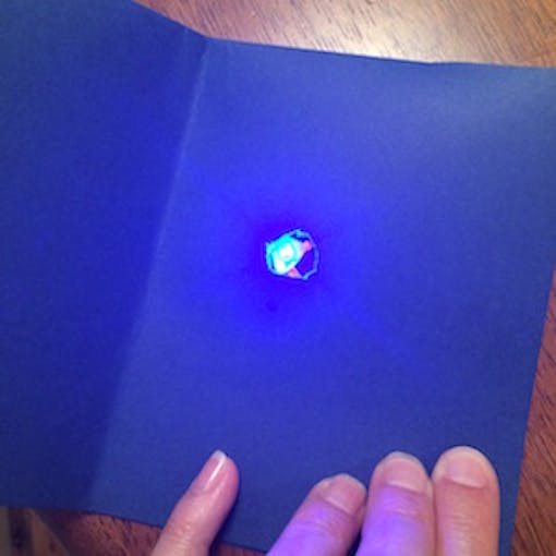 Create a Light-Up Greeting Card with LED Stickers - Hackster.io