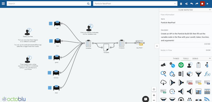 Web-enabled NeoPixels Using Particle + Octoblu - Hackster.io