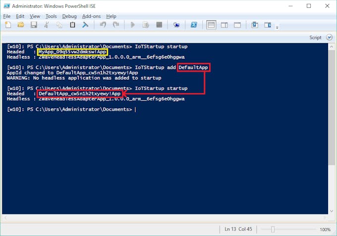 Windows 10 IoT Core : Setting Startup App - Microsoft Projects