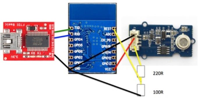 ESP8266 and Air Quality sensor - Hackster.io
